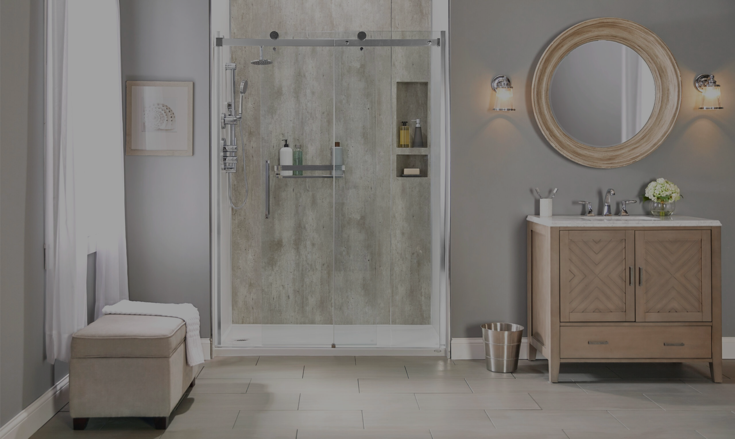 Low-Entry Shower Installation Connecticut | Bath Remodel by Capital
